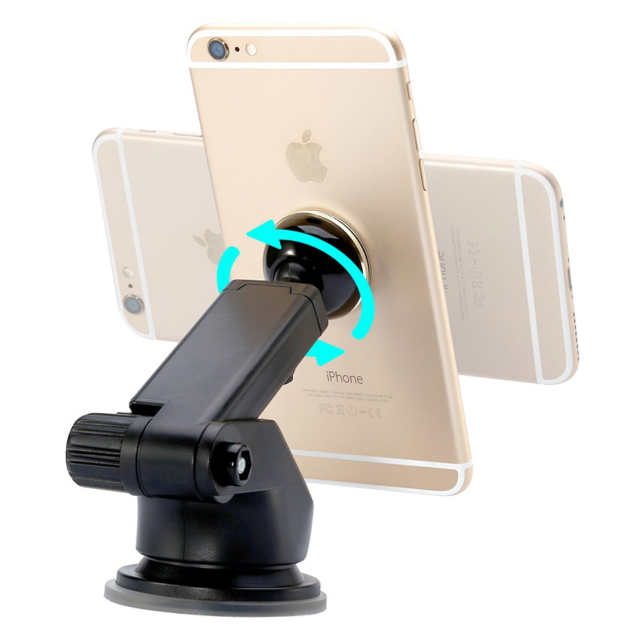 Baseus Extendable Arm Suction Cup Magnetic Car Mount Phone Holder